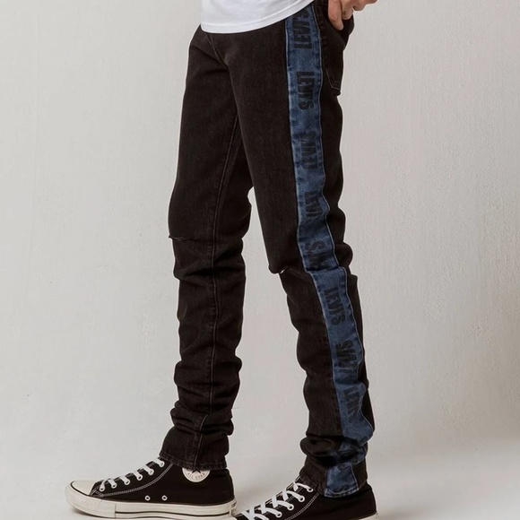 Levi's | Jeans | Hpnwt 9 Levis Loball Stack Stripe Rip Jean | Poshmark